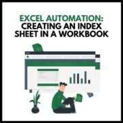 Excel Automation: How to Create an Index Sheet in a Workbook - skillfine
