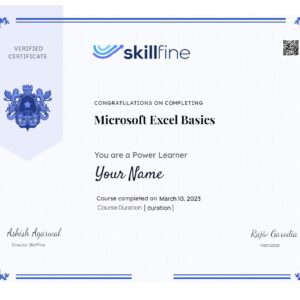 Microsoft Excel Basics - SkillFine