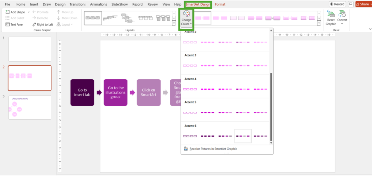 The SmartArt in PowerPoint - Secrets to Stunning Slides - skillfine