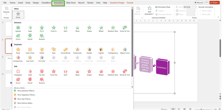 The SmartArt in PowerPoint - Secrets to Stunning Slides - skillfine
