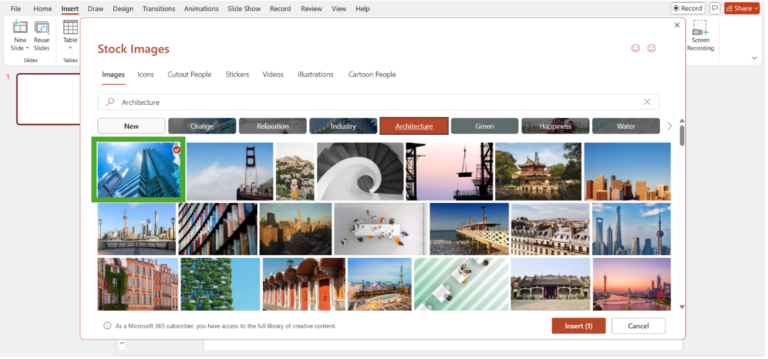 Stock Images in PowerPoint - how to enhance the slide design? - skillfine