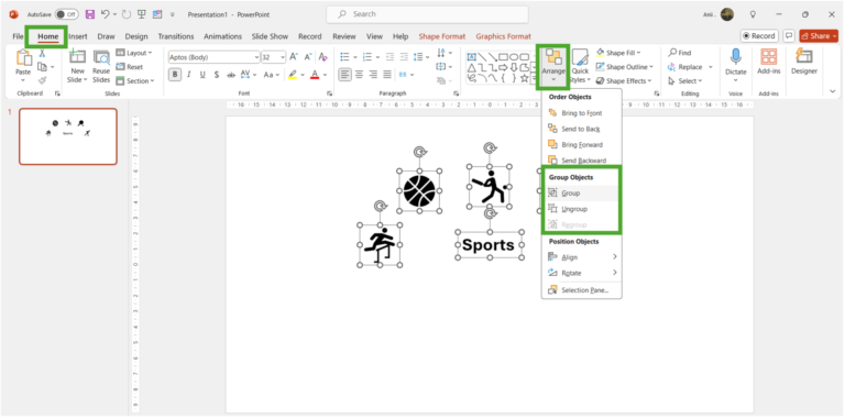 Arrange Objects in PowerPoint - how to ensure content is well-placed on ...