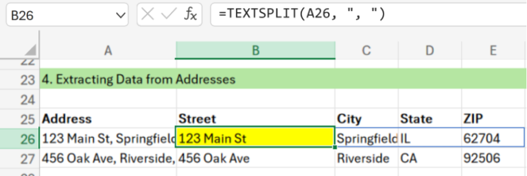 Textsplit Function In Excel A Complete How To Guide On Splitting Text Cells Effectively